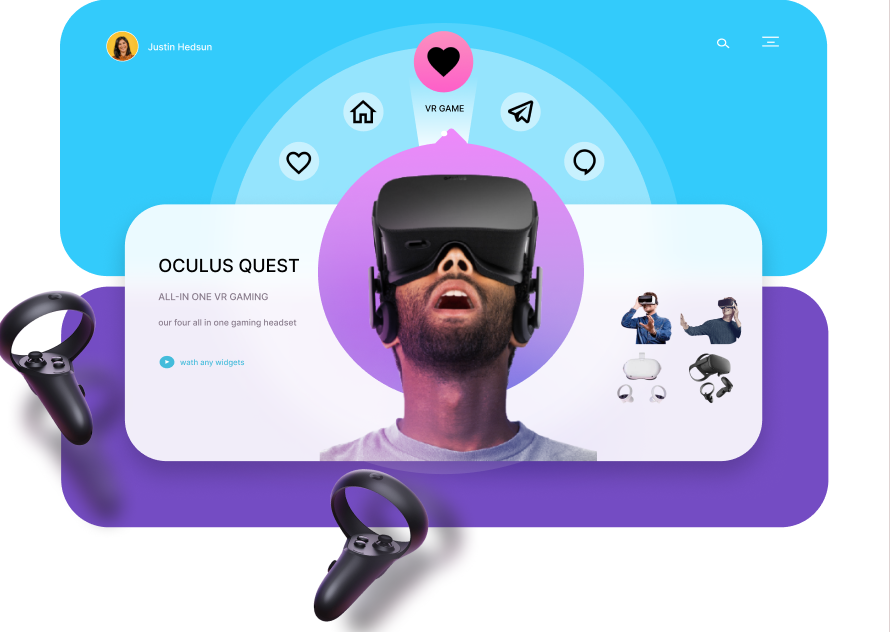 OCULUS UI UX DESIGN by Asad Ali on Dribbble