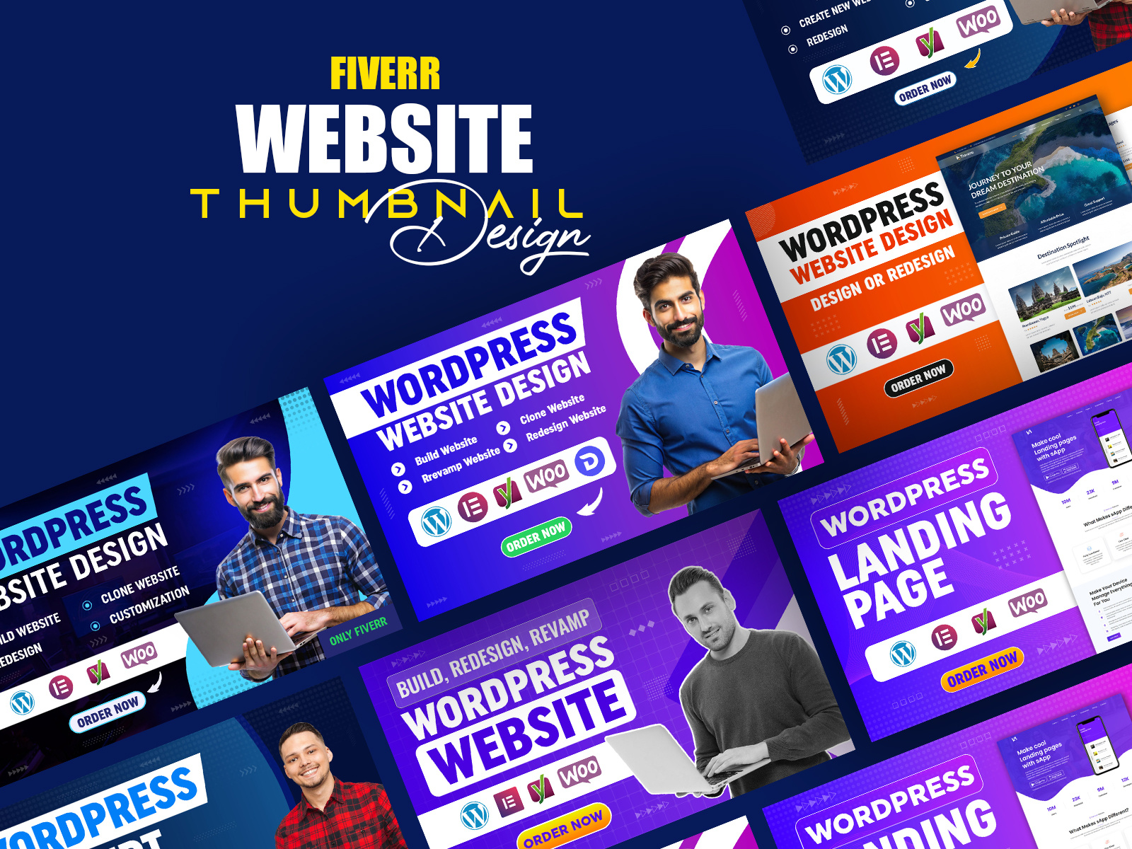 Wordpress Fiverr Gig Image Design by Ruku Moni on Dribbble