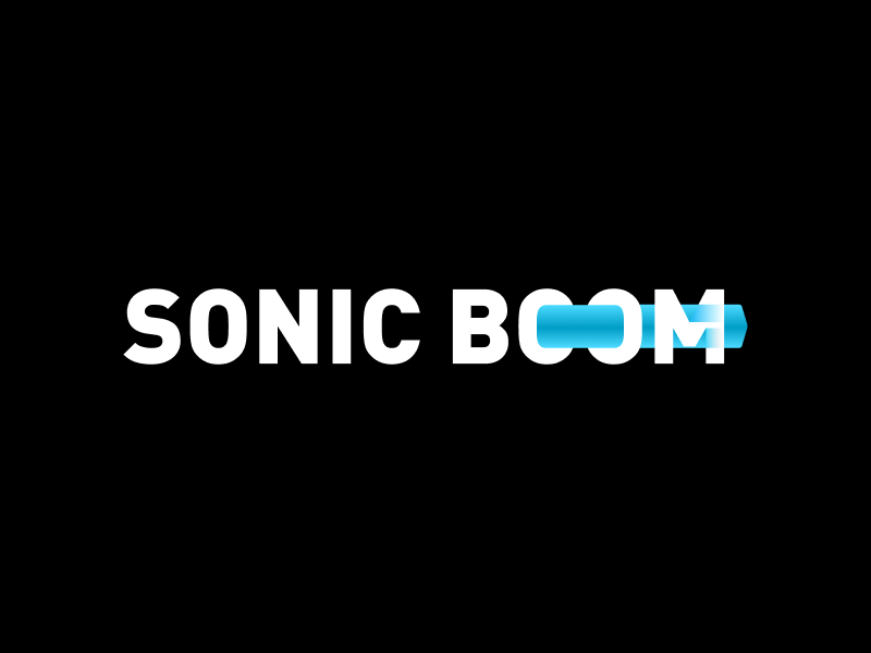 Sonic Boom Logo by Taurean on Dribbble
