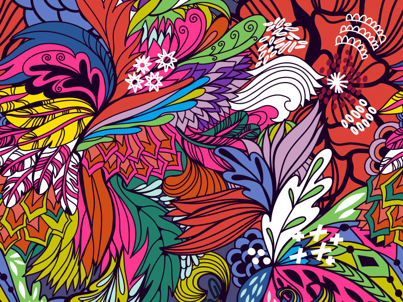 Disco bright pattern by Marusha Belle on Dribbble