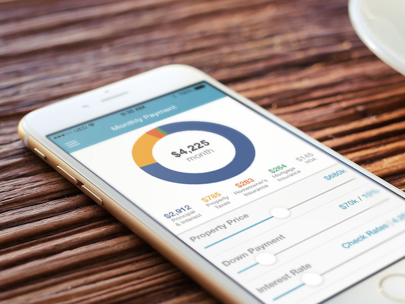 Mortgage App, with ☕️ by James Carleton on Dribbble
