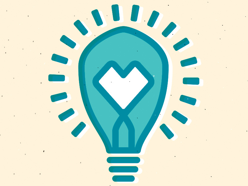 Lightbulb by Nate Treme on Dribbble