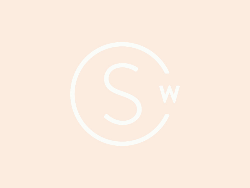 CSW Monogram - Round 1 by Melissa Yeager for Spruce Rd. on Dribbble