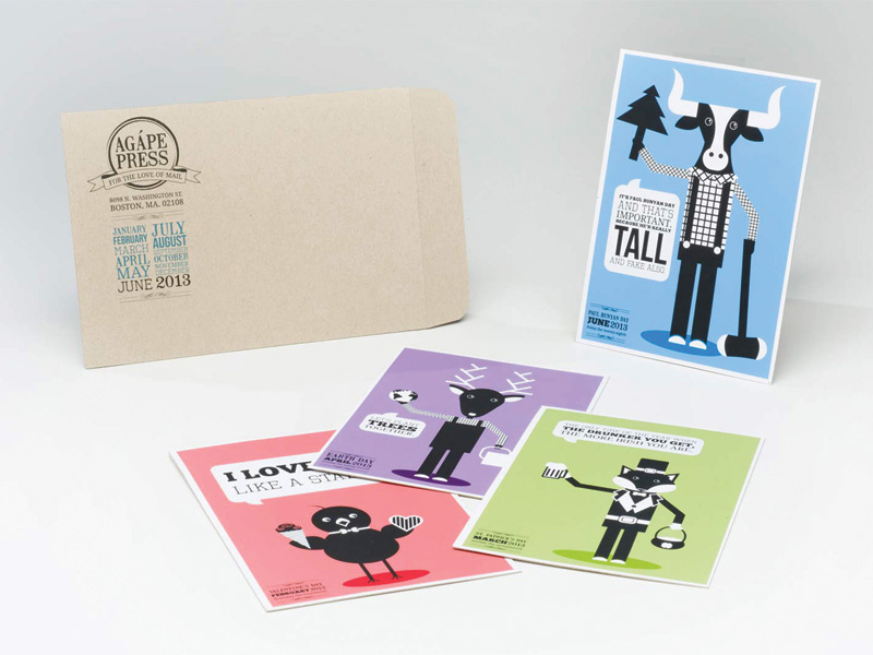 Character Postcards by Amy Gehling on Dribbble
