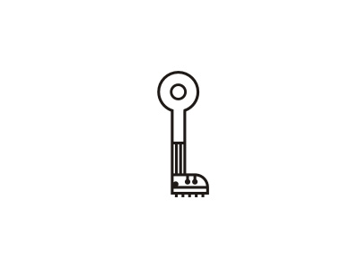 Foot-Key Logo by Mikhail Golovachev on Dribbble
