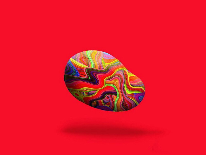 Psychedelic Mango by Ornob Sikder on Dribbble