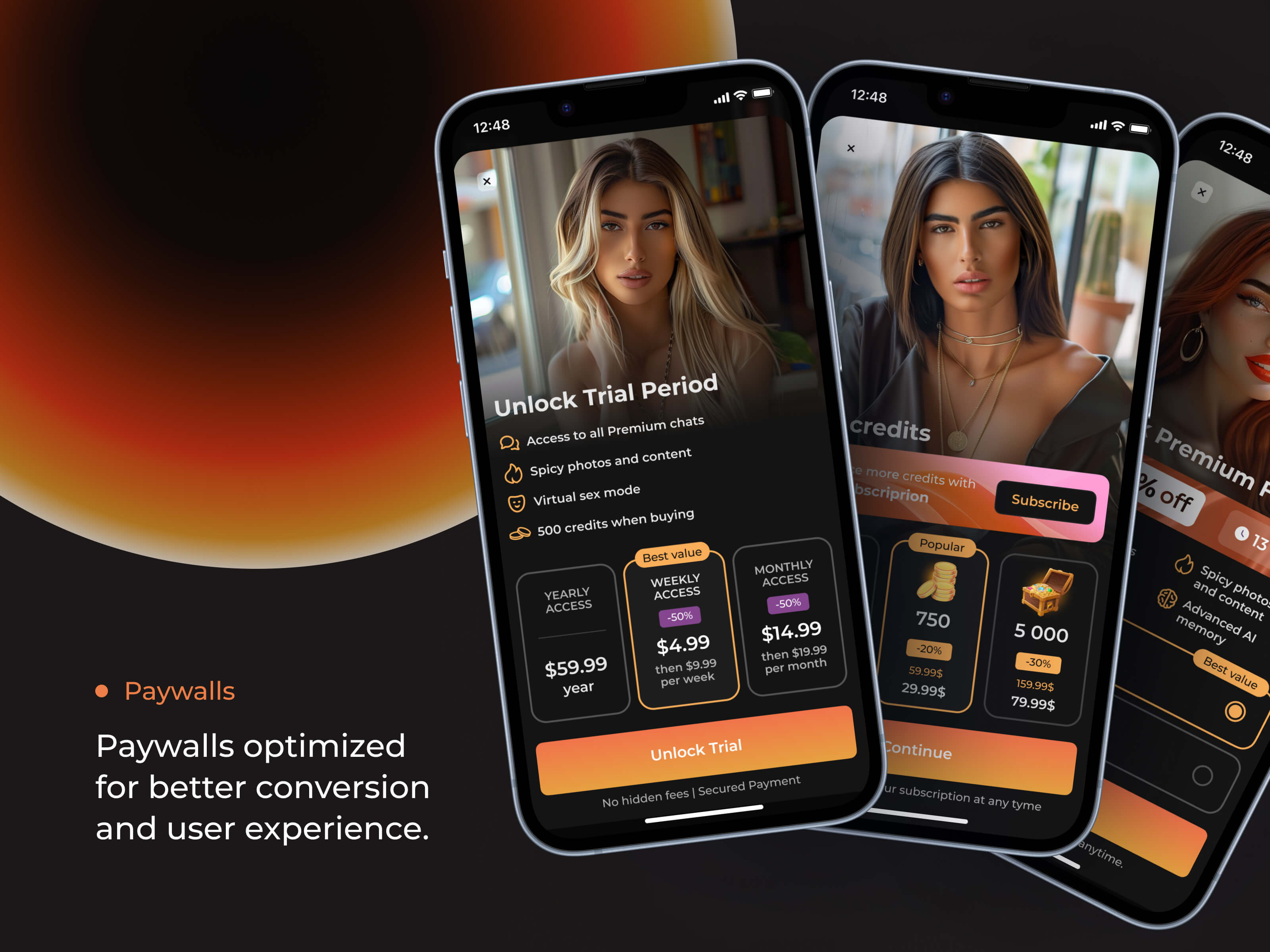 SheMale | Transgender Dating App by ByteTown on Dribbble