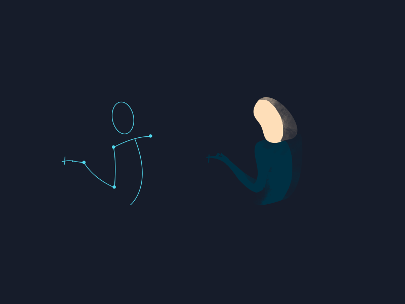 Motion study, bones by Hanna Edghill on Dribbble