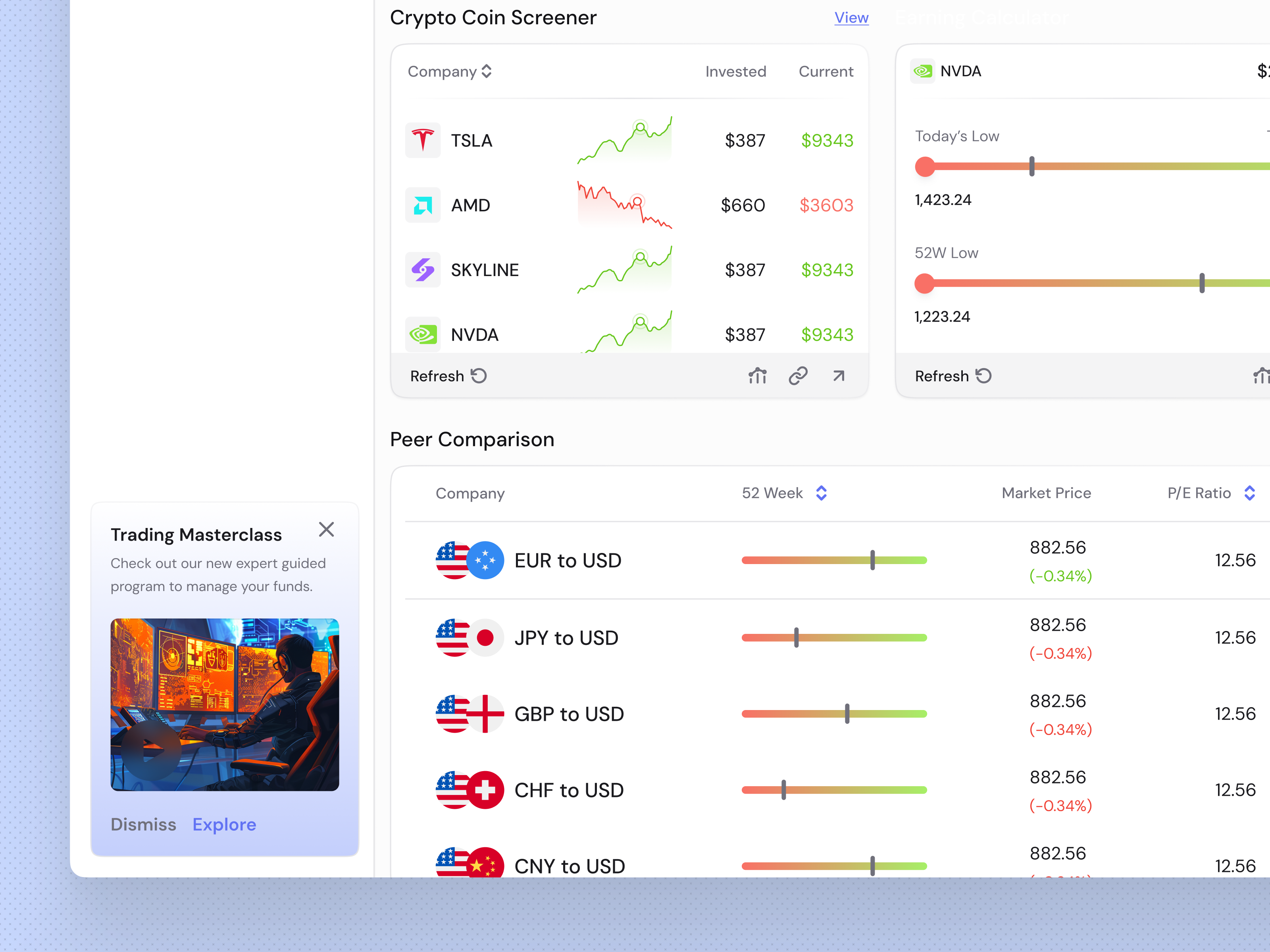🤑Credly - Tools Page - Fintech Dashboard by Akshay Hooda on Dribbble