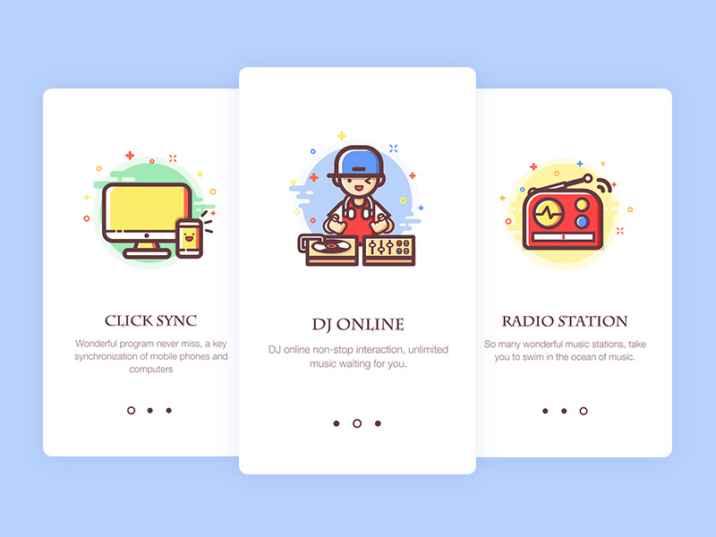 start page by Rw Studio on Dribbble