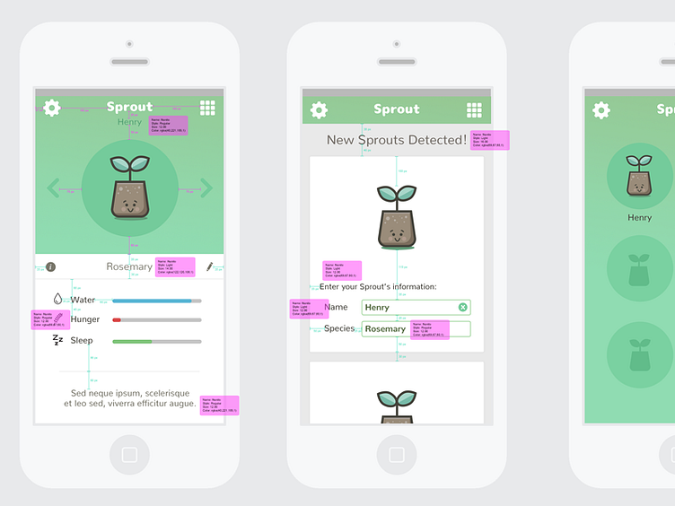 Sprout by Emily Pan on Dribbble