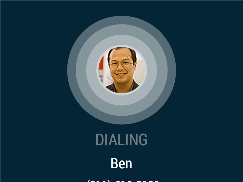 Dialling Screen Animation by Rajesh Rathod on Dribbble