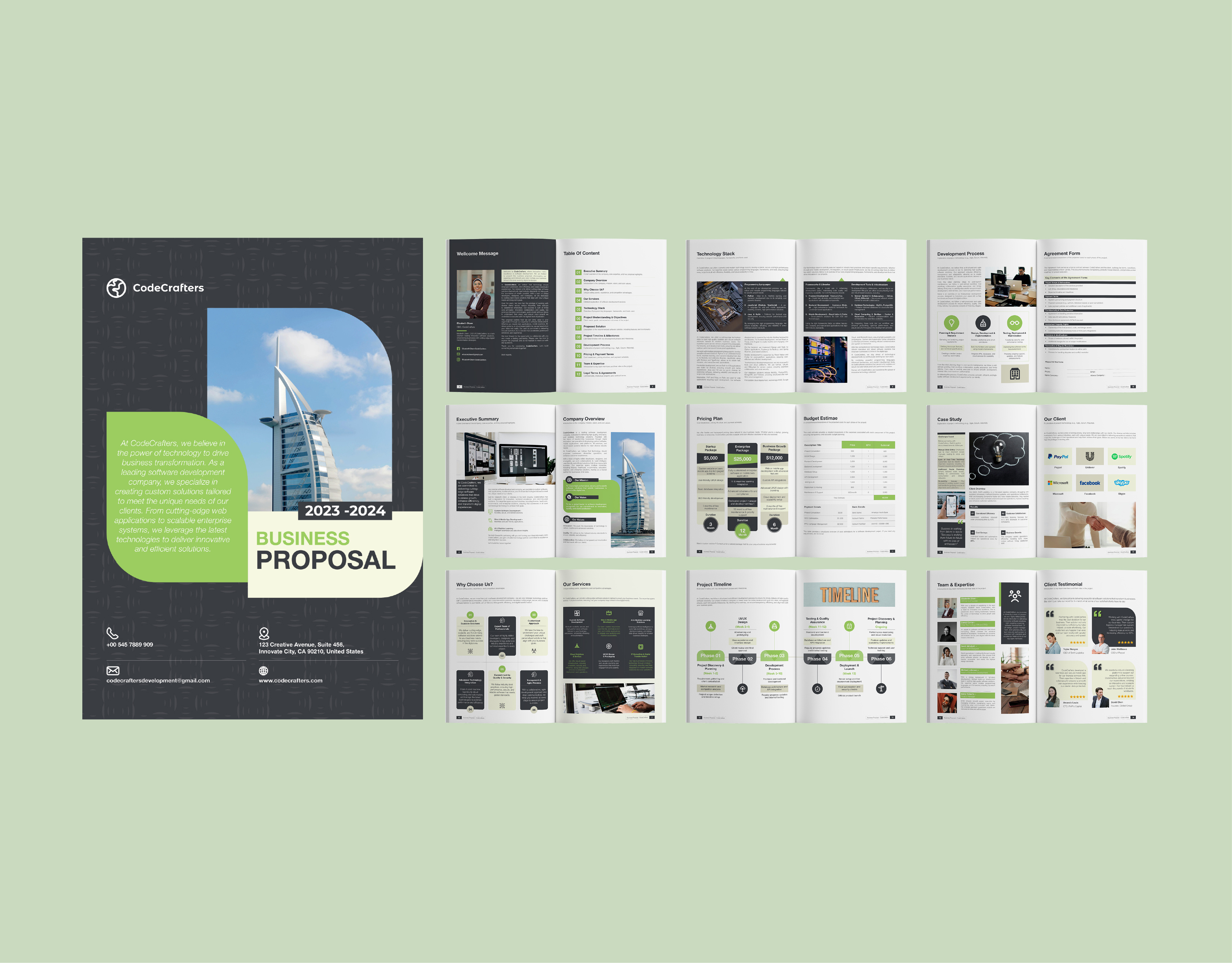 Layout And Design Proposal Magazine & Proposal InDesign Templates