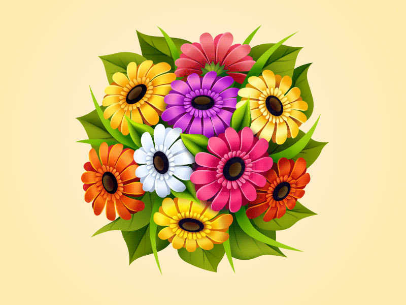Animated Moving Pictures Of Flowers