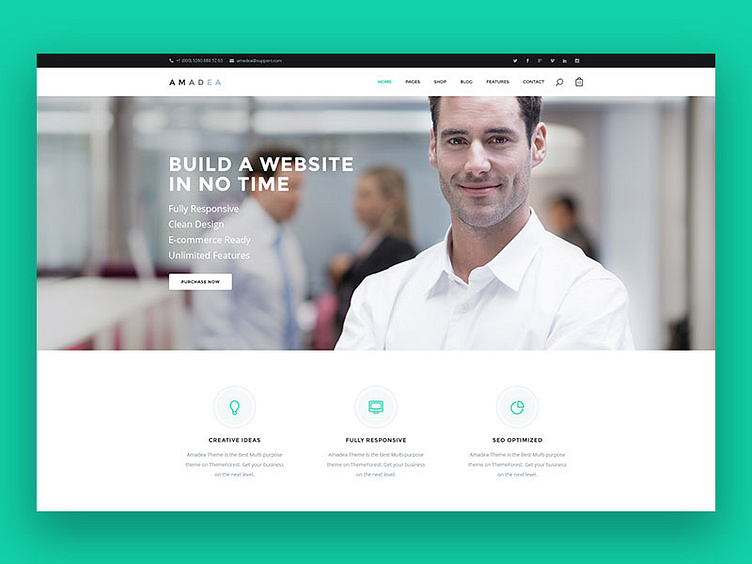 Vg Amadea Multipurpose Wordpress Theme By Aleksandr Samokhin On Dribbble