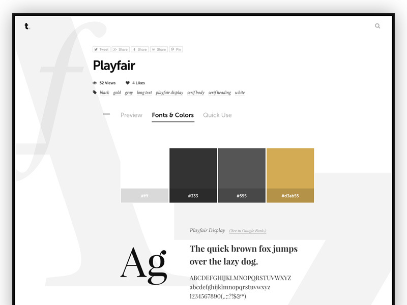 Typespiration relaunched! by Rafal Tomal on Dribbble