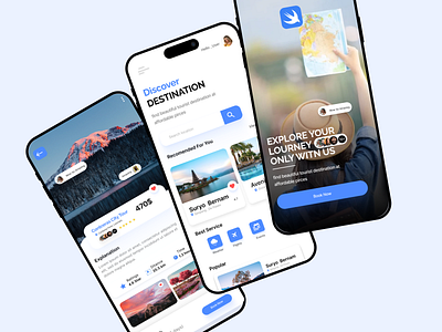 Travel Booking App UI/UX | Travel App UI Design UI/UX by Syeda Savara ...