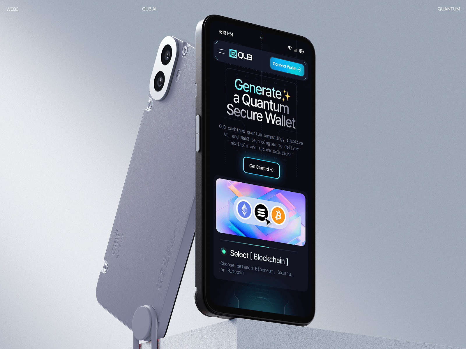 QU3: AI Quantum-Secure Wallet by Vlad Goncharov for Flatonica on Dribbble QU3: AI Quantum-Secure Wallet by Vlad Goncharov for Flatonica on Dribbble