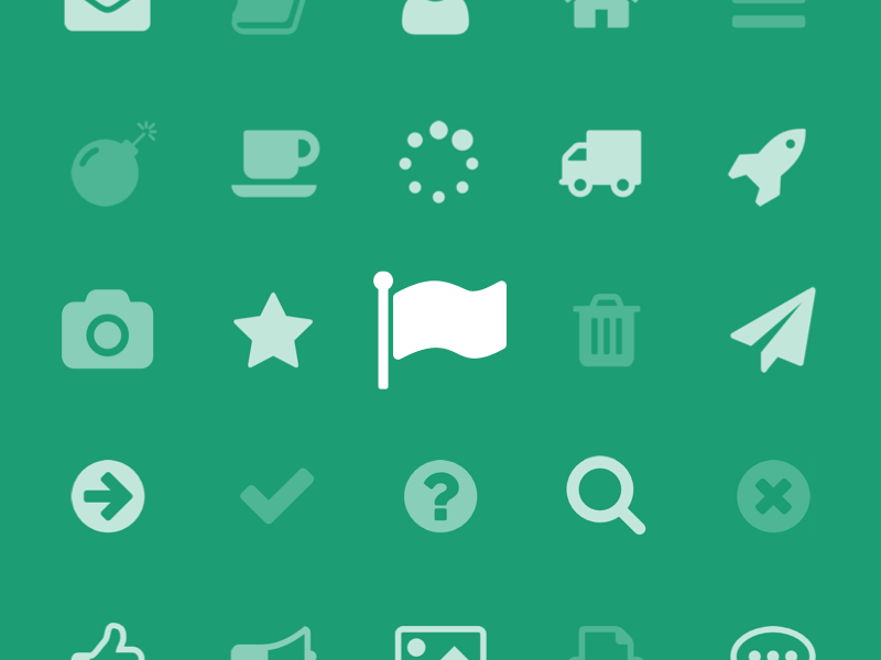 Icon Grid Riffing by Brian Talbot for Font Awesome on Dribbble