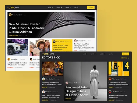 News Website designs, themes, templates and downloadable graphic ...