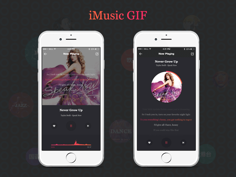 iMusic APP GIF by Robbin on Dribbble