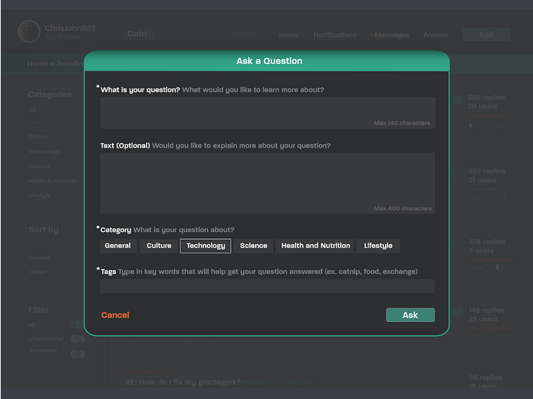 "Mesh" Dialogue Screen / UI by Melissa Anne Morgan on Dribbble