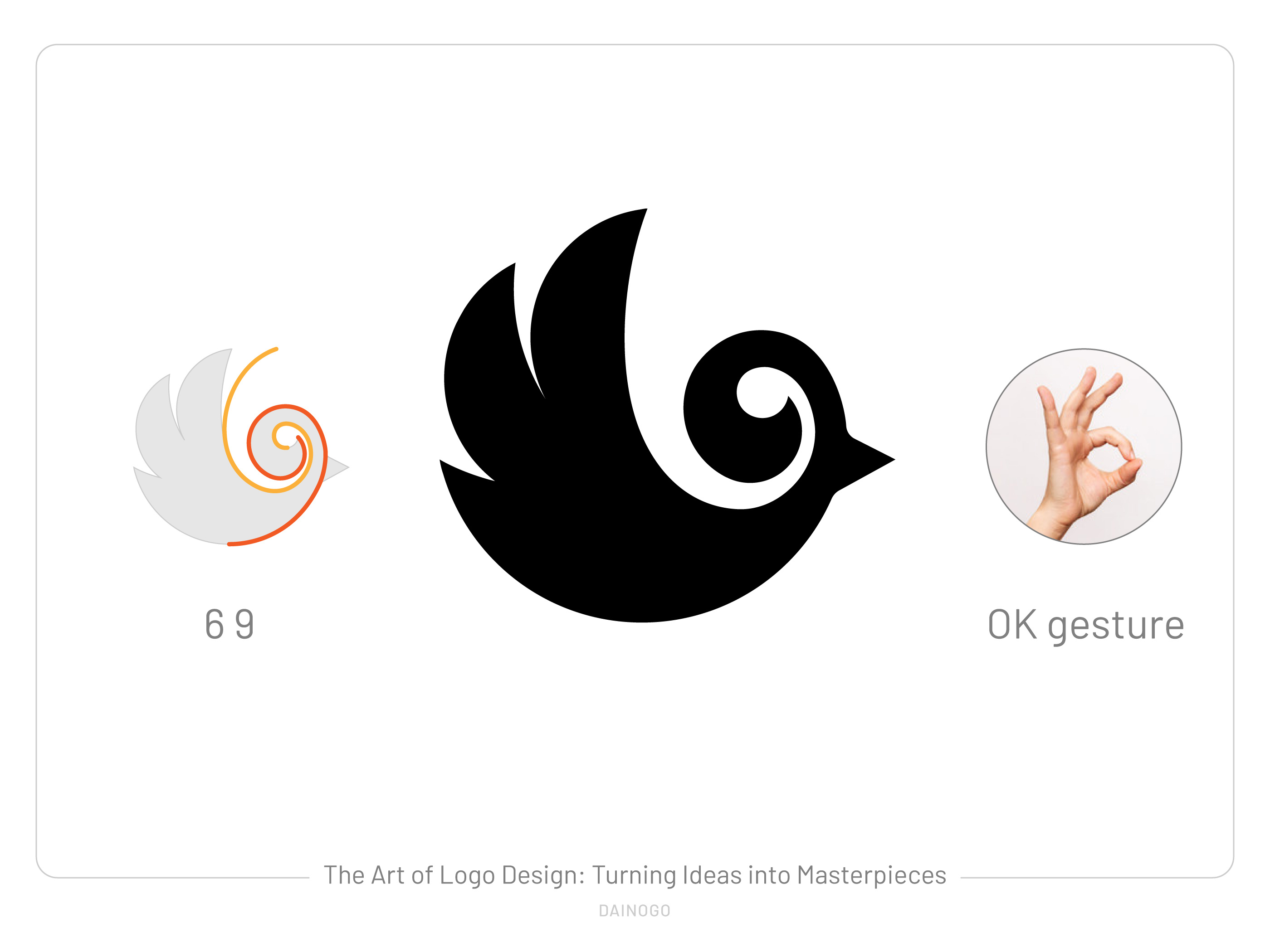 The Logo Design Process: Minimal Bird Logo by DAINOGO on Dribbble