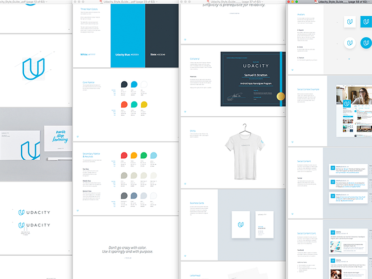 Udacity Brand Guidelines by Focus Lab on Dribbble