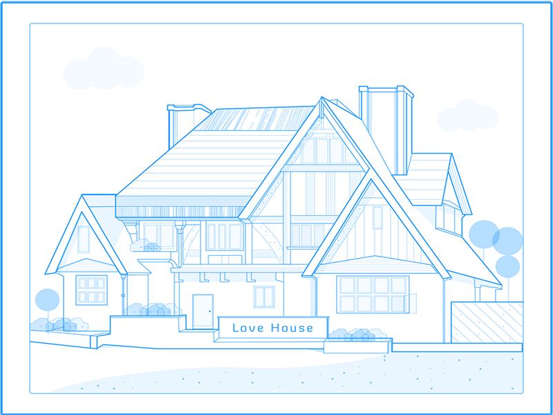 Love House by Yvonne Sun on Dribbble