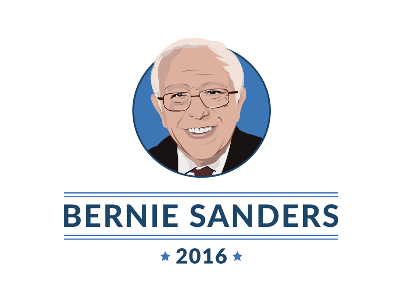 Bernie Sanders by Bryttni Wolfe on Dribbble