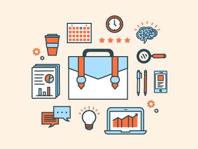 Marketing Genius Kit by Sarah Dilts on Dribbble