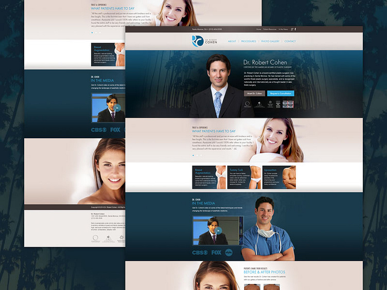 Medical Website Design by Geoffery Rowe on Dribbble