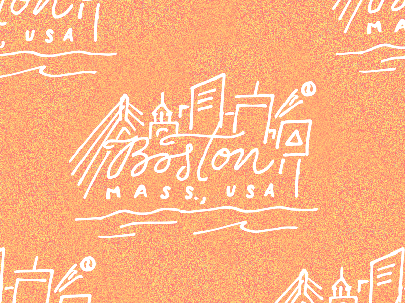 Boston Pattern by Ryan Pimental on Dribbble