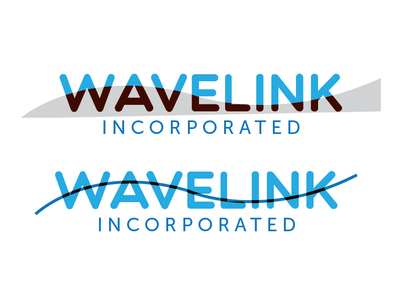 Wavelink logo Process by Soren Hamby on Dribbble