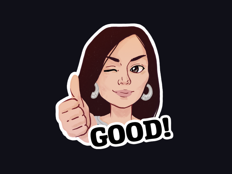 Lada / Telegram Stickers by Julia Letaur on Dribbble