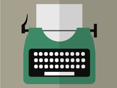 Typewriter Icon by David Powell on Dribbble