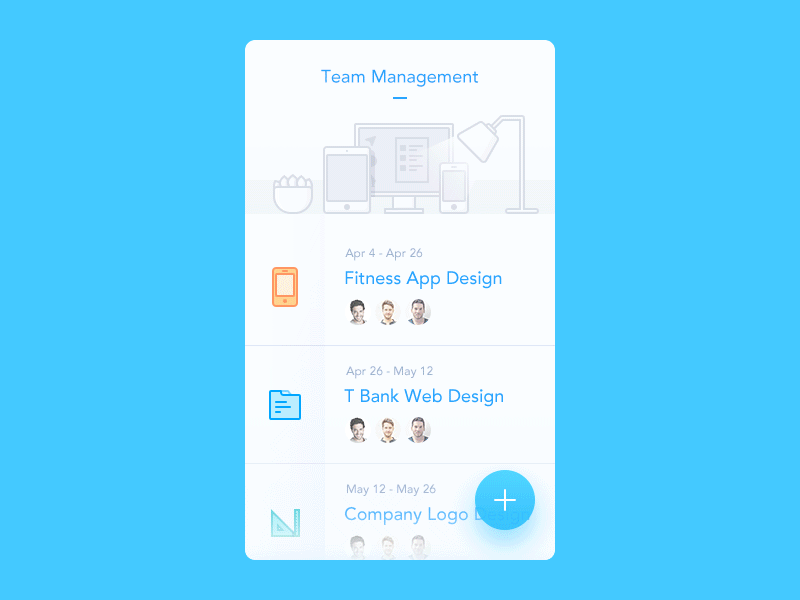 Team Management Concept by Dea_n on Dribbble