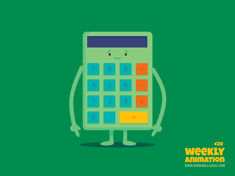 Calculator by Maria Keller on Dribbble