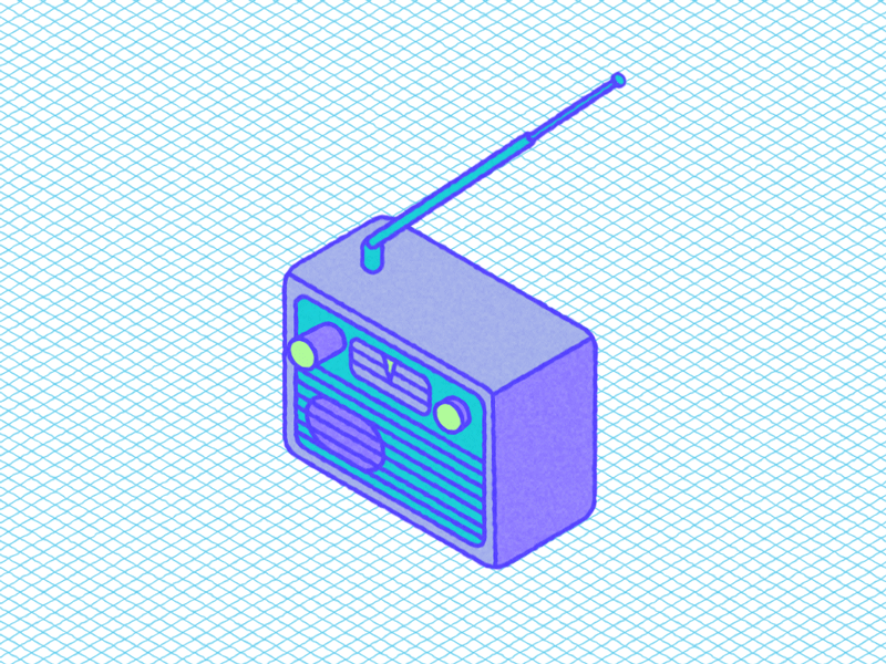Radio by Bee Grandinetti on Dribbble