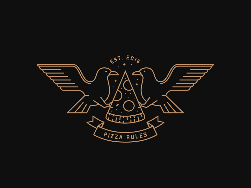 Pizza Rules by Kenny Coil for Hype Group on Dribbble