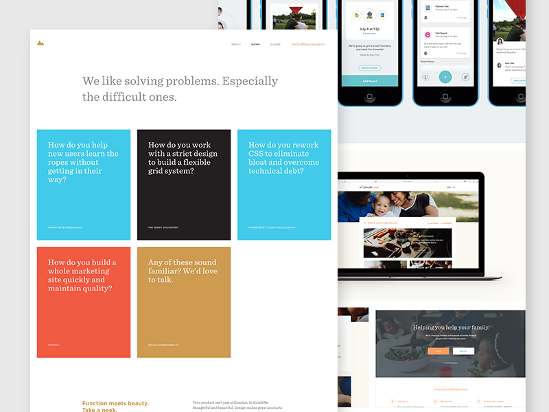 The Scenery / Work Page by Ryan Clark for The Scenery on Dribbble