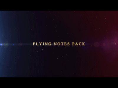 Flying Notes Pack by Kira_Artist on Dribbble