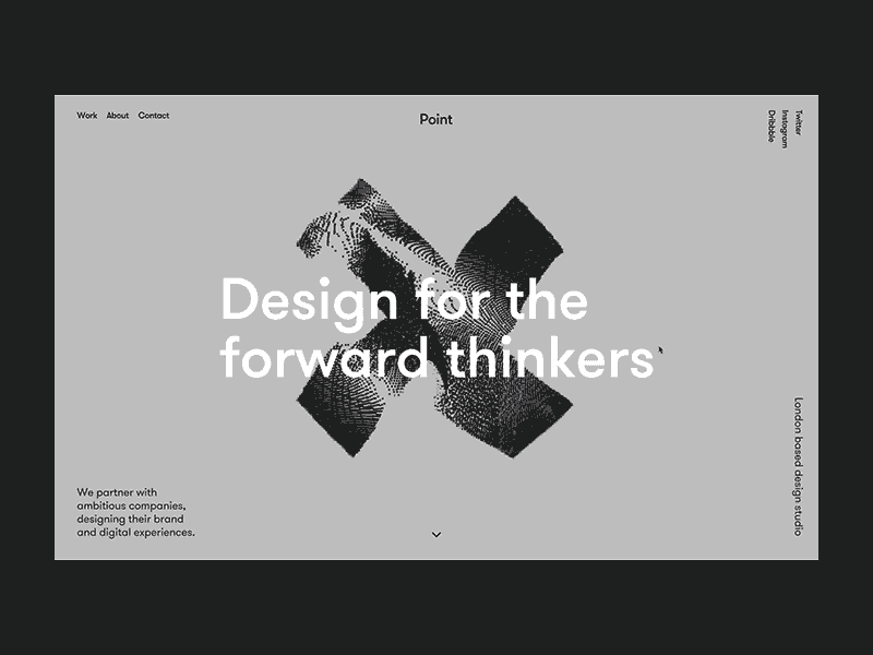 Particle Web Prototype By Joe Furr For Point On Dribbble