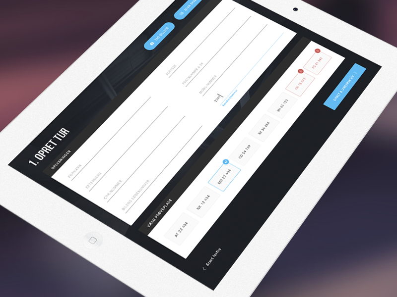 Test drive application by Jonas Streit on Dribbble