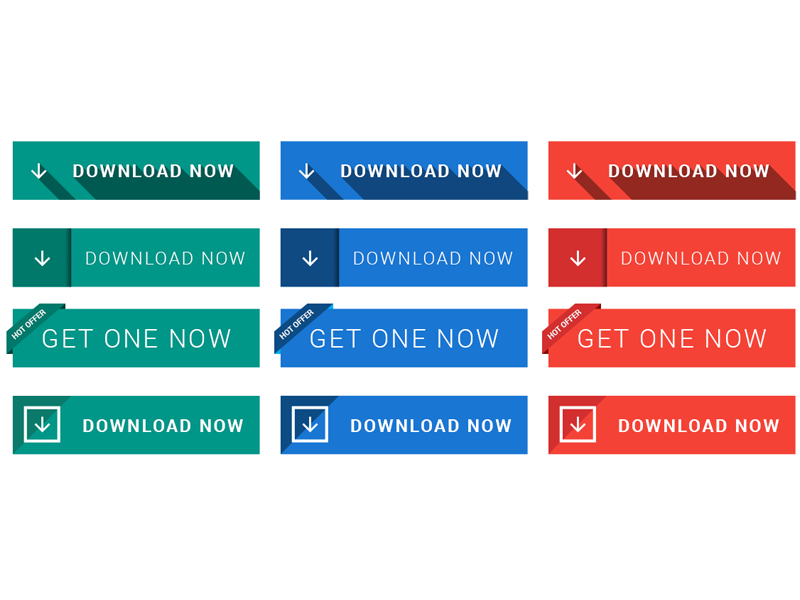 Flat Download Button-Material Design by Salman Hossain Saif on Dribbble