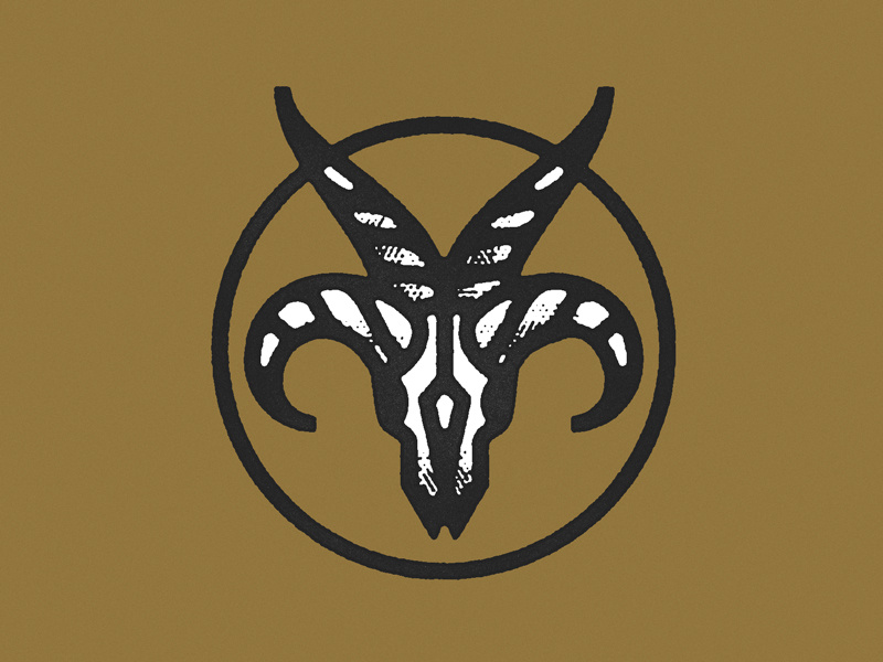 Manx Loaghtan skull by Peter Komierowski on Dribbble