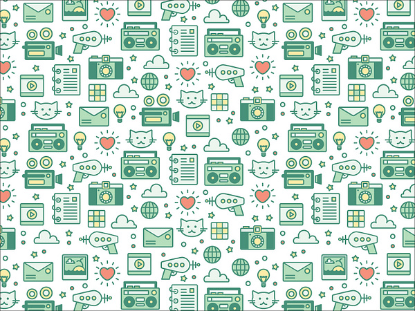 Content Pattern by Marina Sekerina on Dribbble