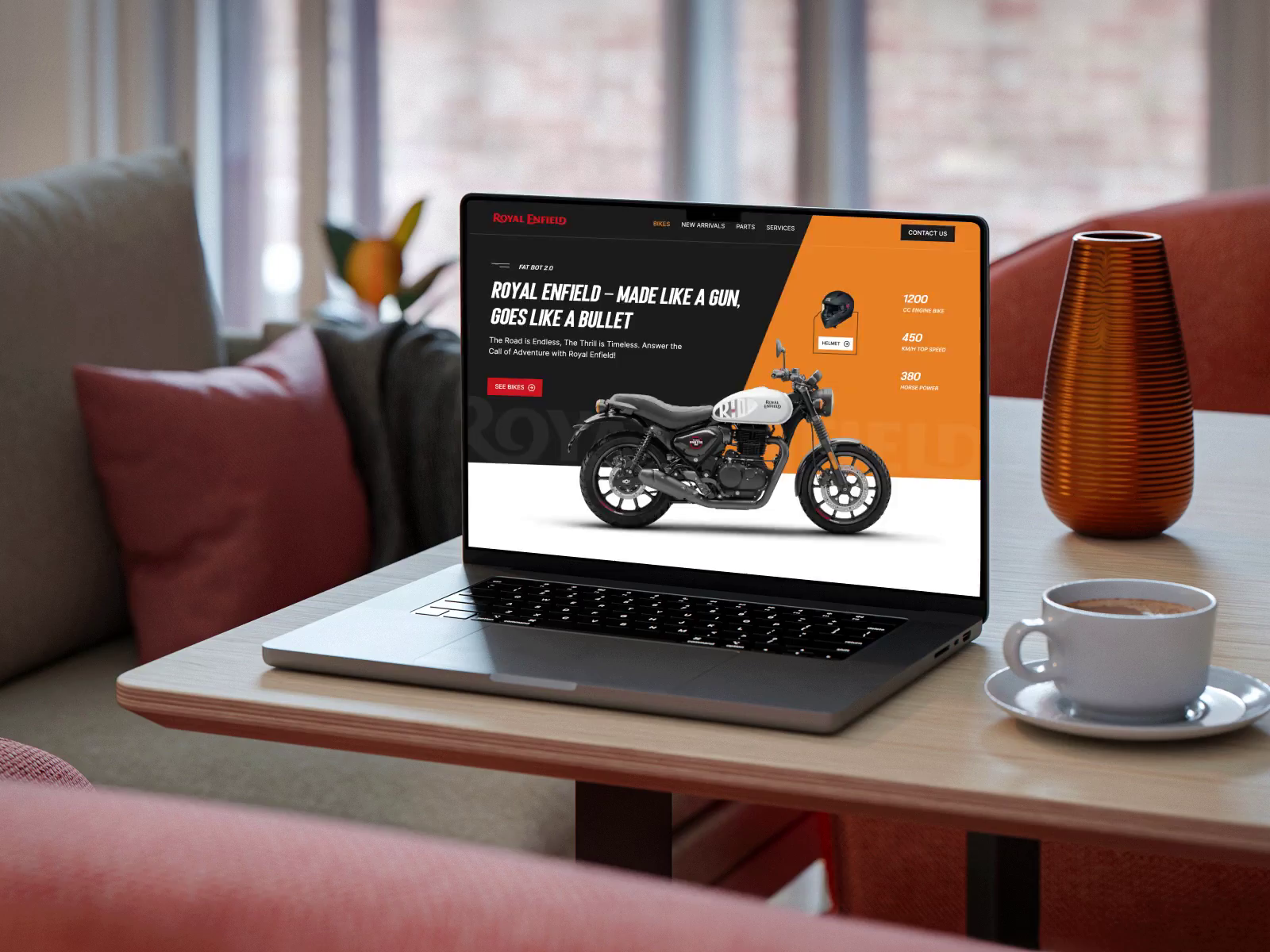 Electric Vehicle Website - Royal Enfield by MD Shahidul Islam🔥 on Dribbble