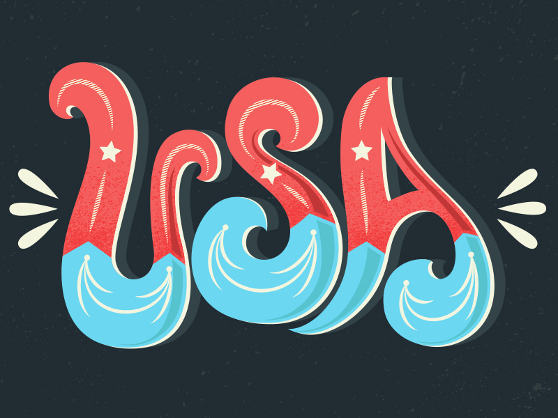 USA by amanda crumley on Dribbble