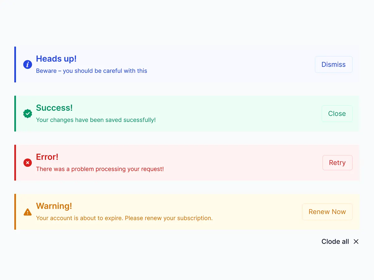 Browse thousands of Warning Web images for design inspiration | Dribbble